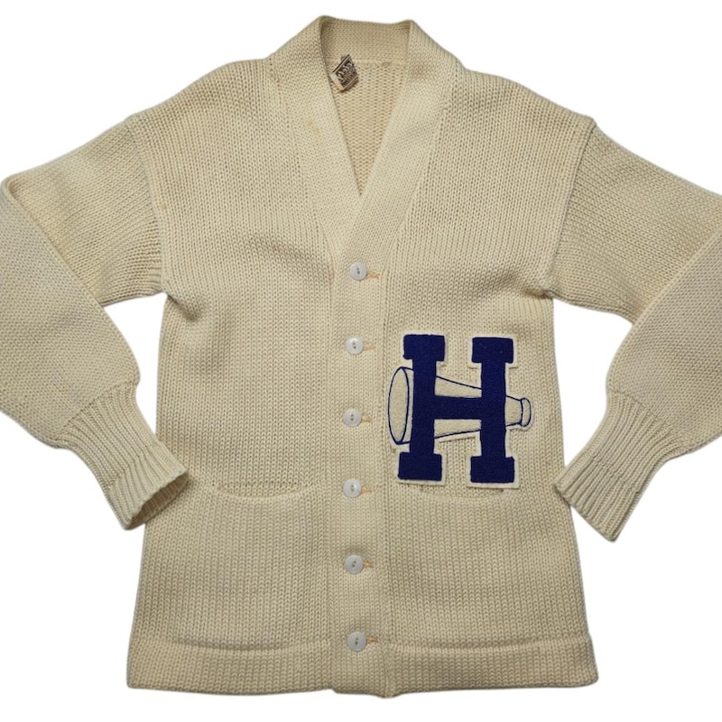 Letterman Sweater - Etsy