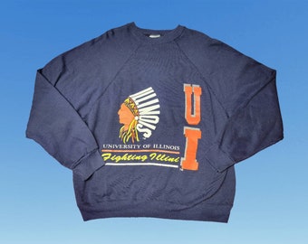 University of Illinois Sweatshirt - Etsy
