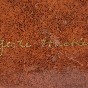 Vintage 1960s Copper Enamel Tray Mid Century Signed Gerte Hacker ...