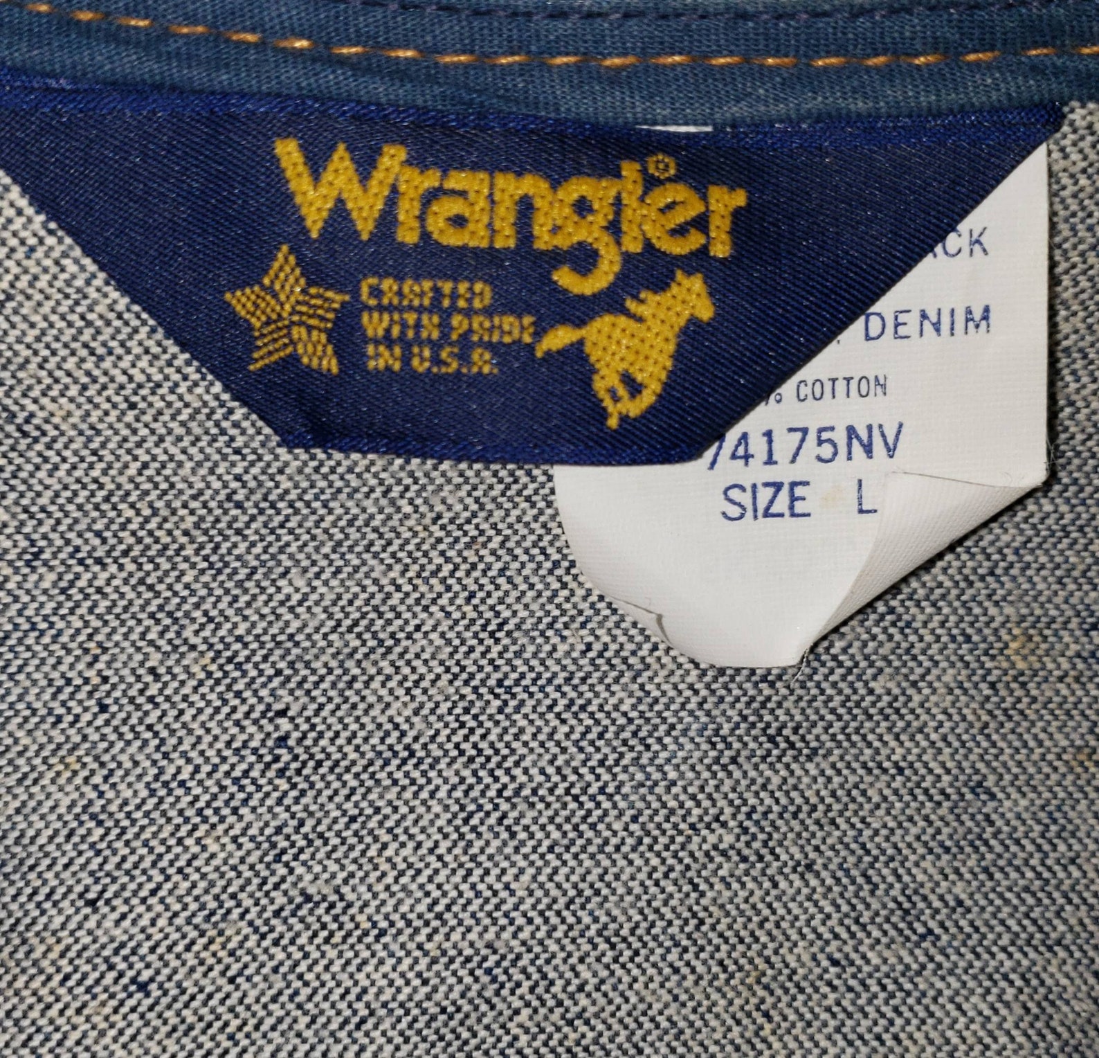 Vintage 1980s Wrangler Denim Vest Travel Patches Americade | Etsy