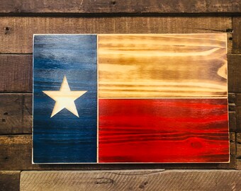 Wood Texas Flag | Etsy