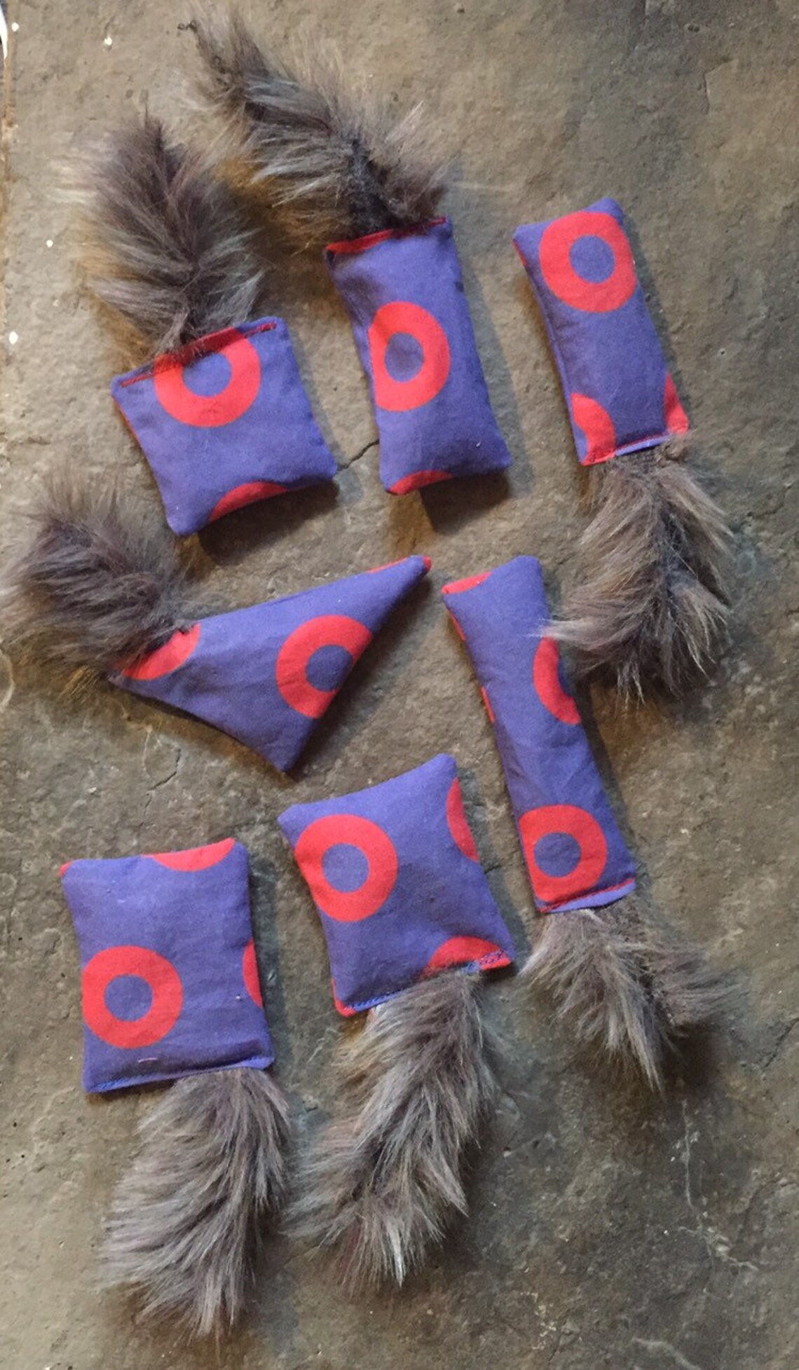 Faux Fur Tail Catnip Toy Random Size Catnip Filled Gift for - Etsy