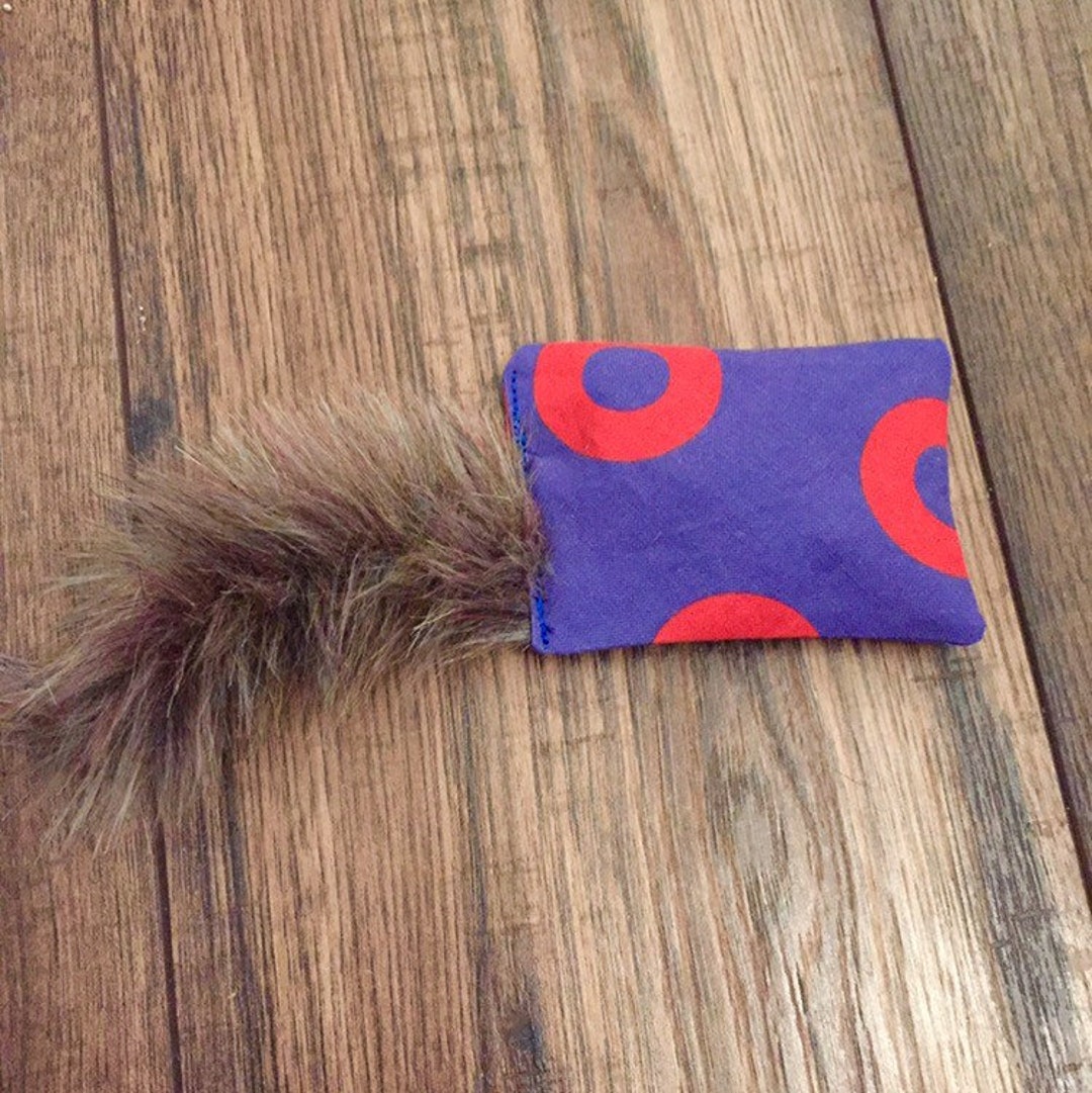 Faux Fur Tail Catnip Toy Random Size Catnip Filled Gift for - Etsy