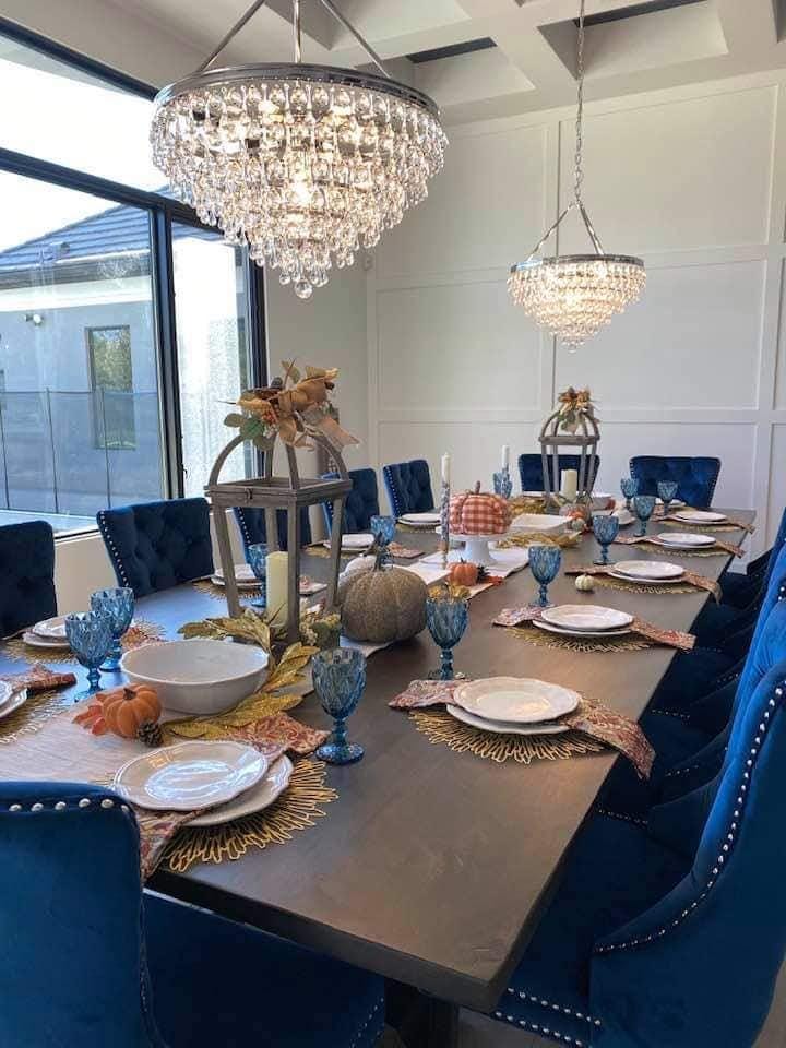 Custom Dining Table Set - Any Size - Any Finish - With or Without ...