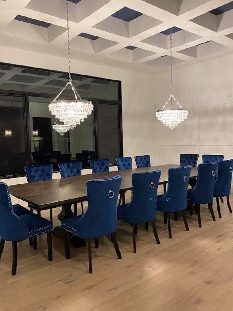 Custom Dining Table Set - Any Size - Any Finish - With or Without ...