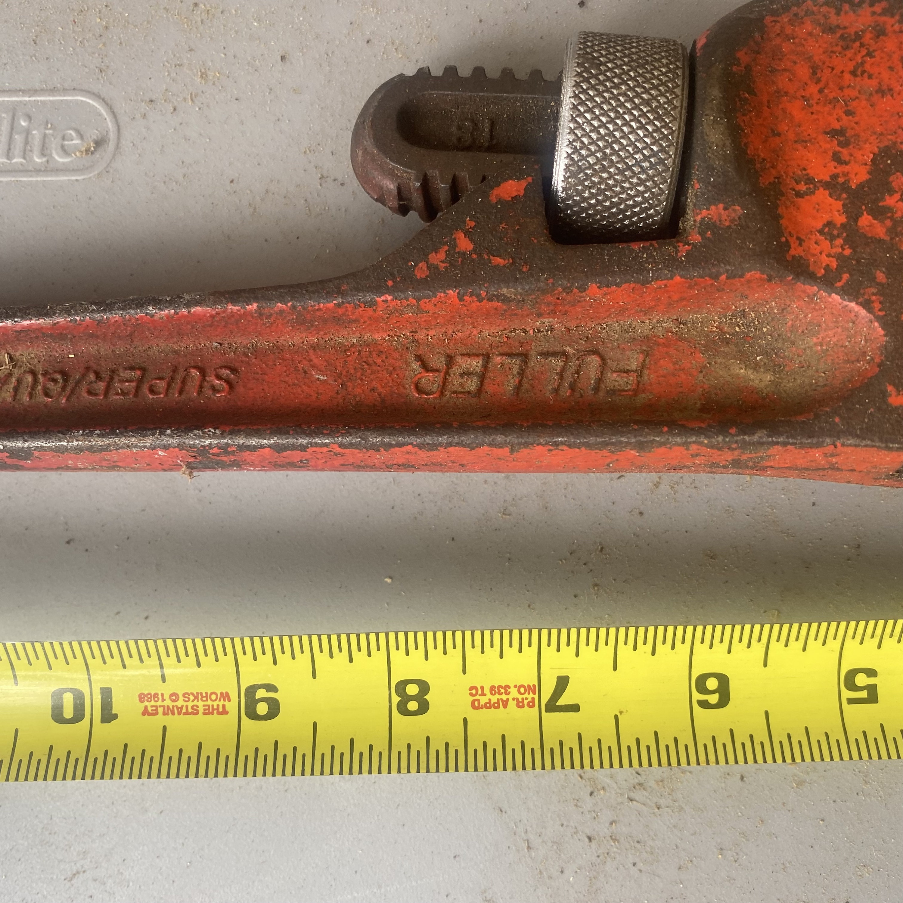 Pipe Wrench 18 Inch Fuller Pipe Wrench Super Durable Strong - Etsy