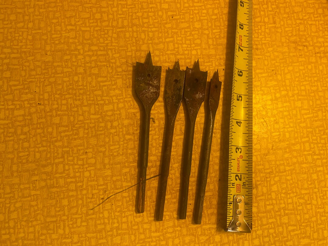 Spade Bits for Drill Lot Set of 4 Vintage - Etsy