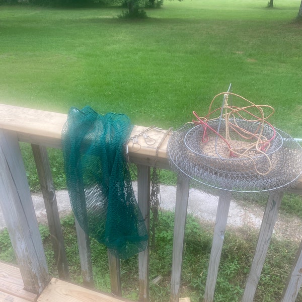 Metal Fishing Basket - Etsy