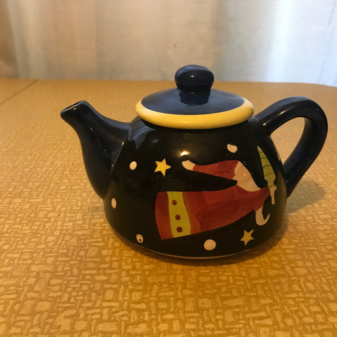 Santa Teapot Ceramic by WCL Vintage With Removable Lid Vintage - Etsy