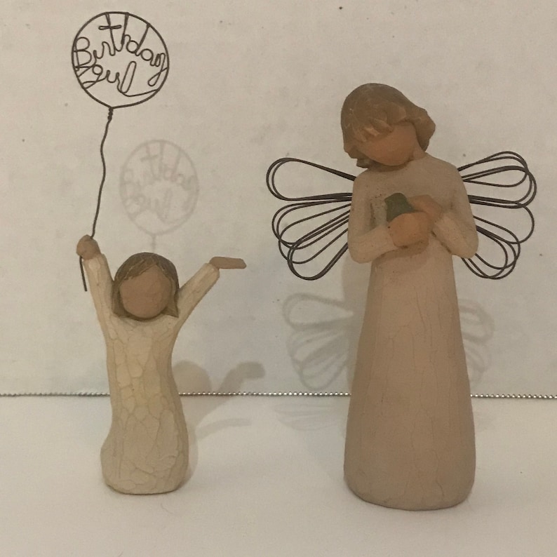 Willow Tree Angel Pair Birthday Girl and Angel of Healing - Etsy