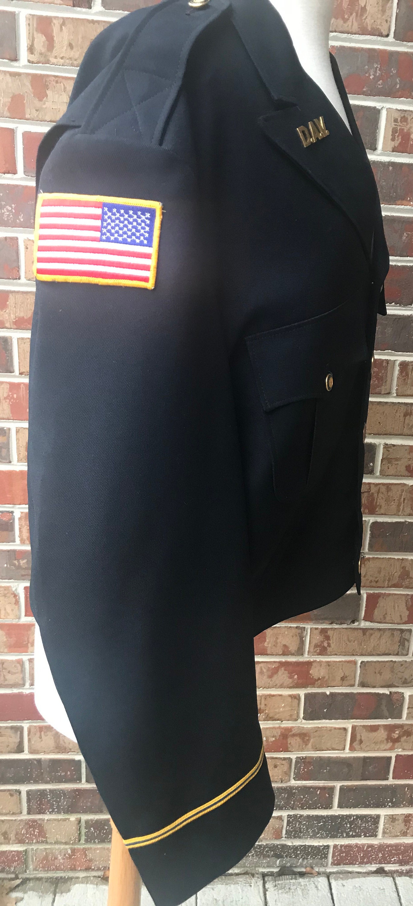 Disabled Veteran Dress Uniform DAV Waist Coat 46R just - Etsy