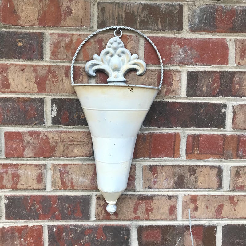 Galvanized Wall Pocket - Etsy