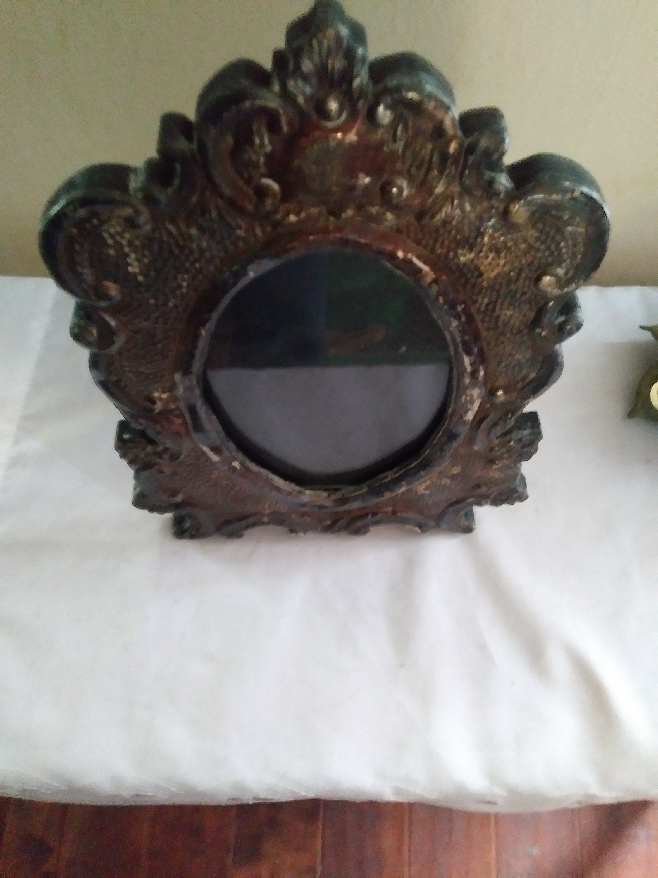 Vintage Photo Frames lot of 2 One Porcelain and One | Etsy