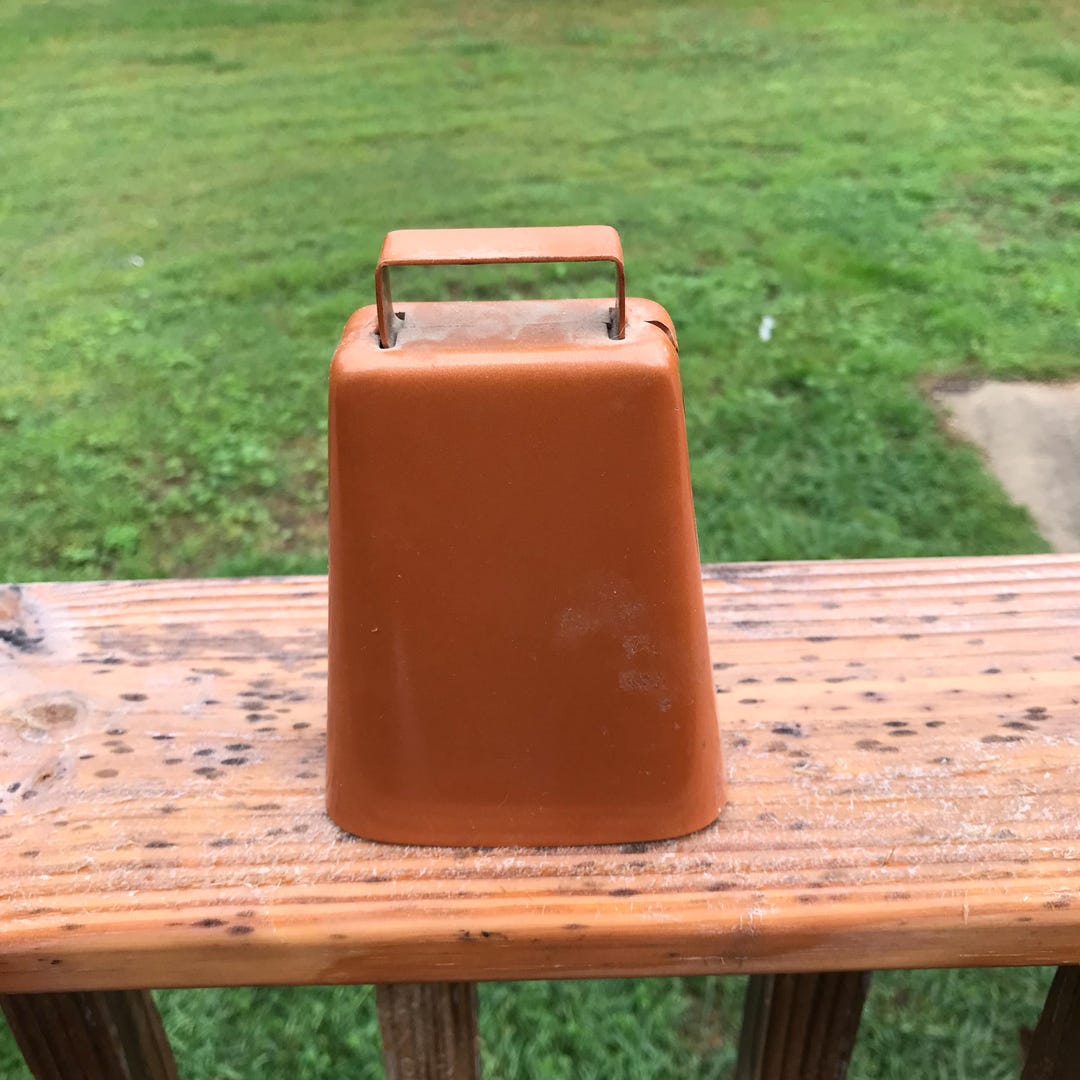 Retro Cow Bell With Dinger - Etsy