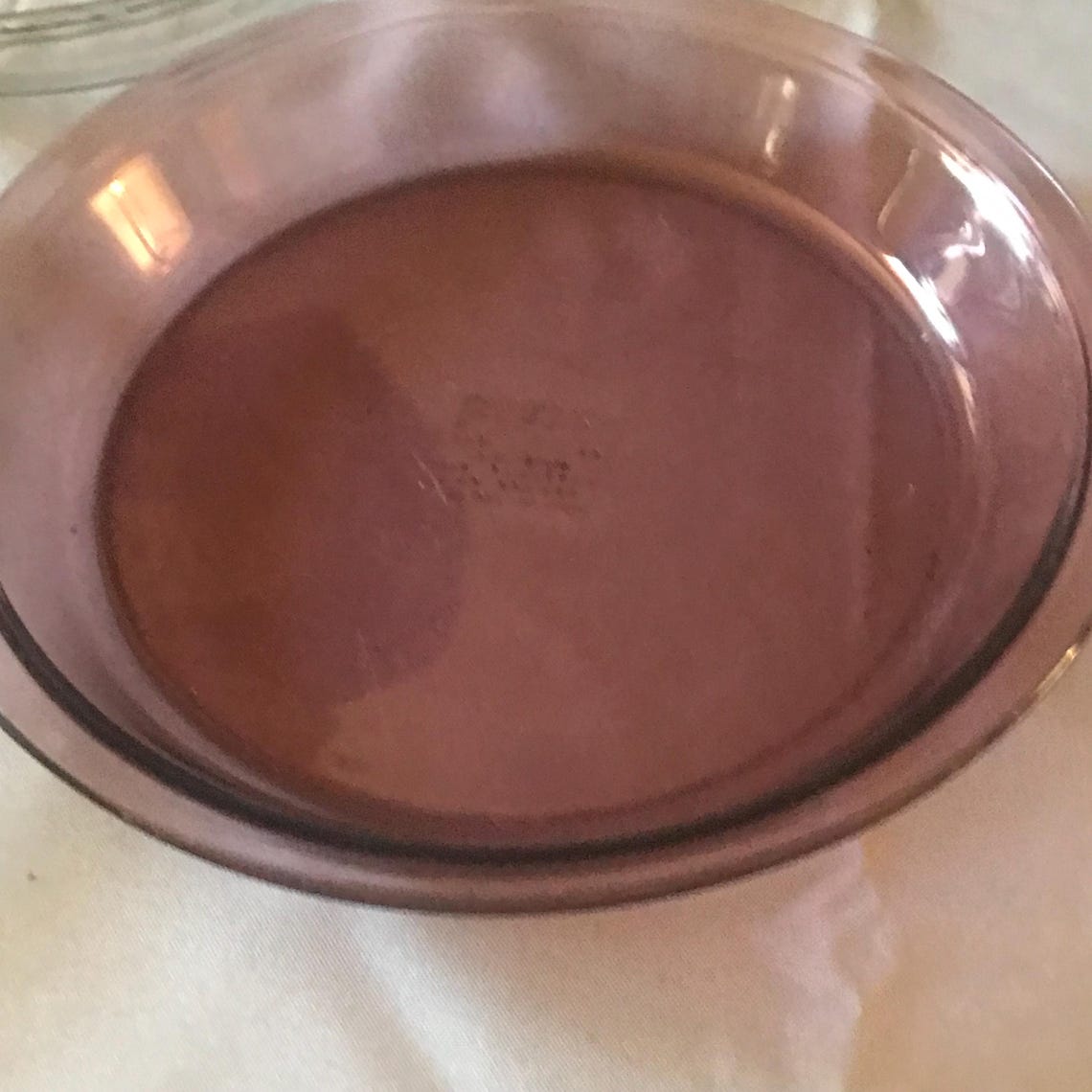 Pie Baking Plate Dish Lot of 3 Vintage Pyrex and Anchor Deep Dish ...