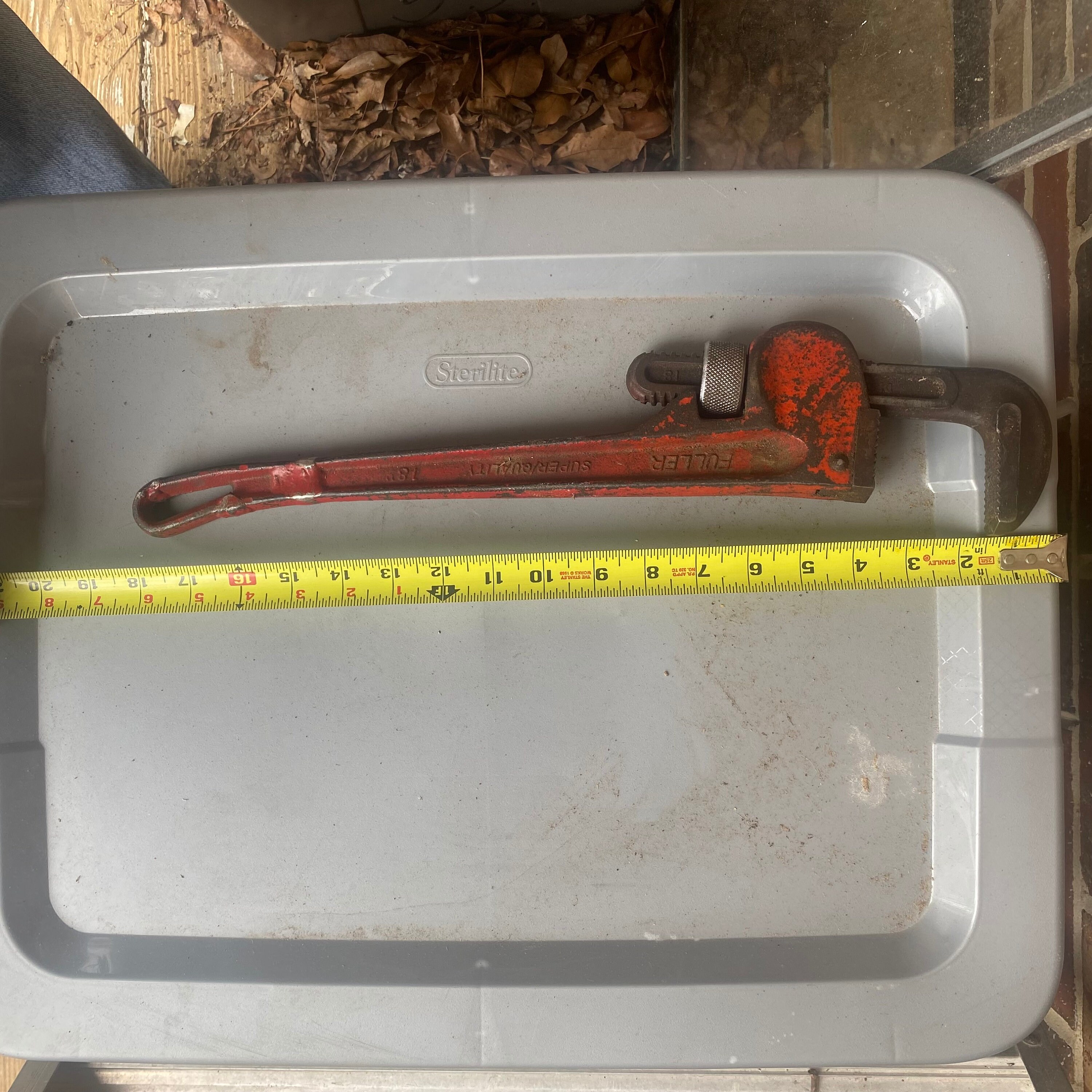 Pipe Wrench 18 Inch Fuller Pipe Wrench Super Durable Strong - Etsy