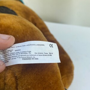 Scooby Doo Cartoon Network I Ruv You Large Plush Vintage - Etsy