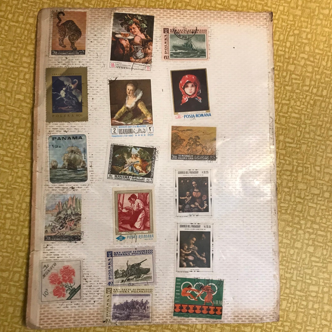 Vintage Foreign Postage Stamps From 1960s Air Mail - Etsy