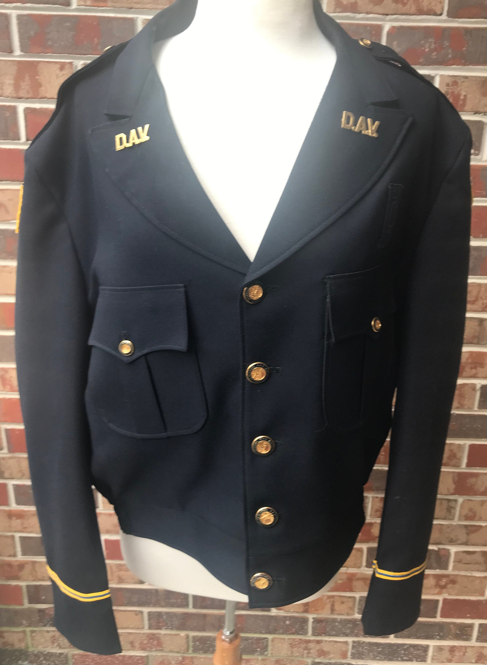 Disabled Veteran Dress Uniform DAV Waist Coat 46R just - Etsy