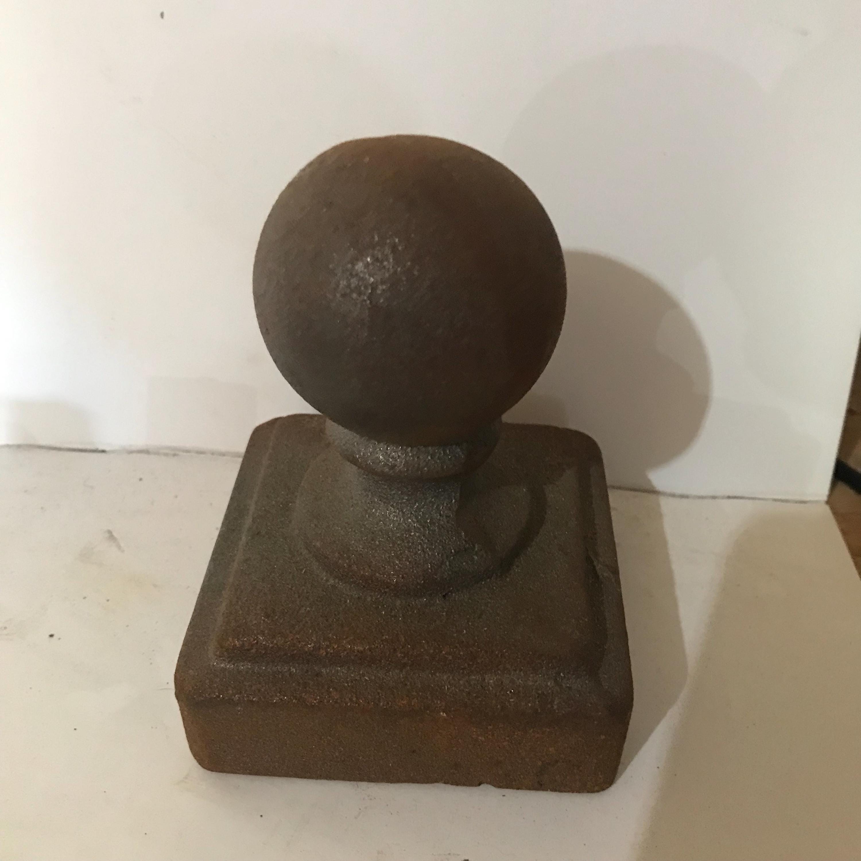Architectural Fence Toppers Finials Cast Iron 5 Inch Tall 3 Inch Square ...