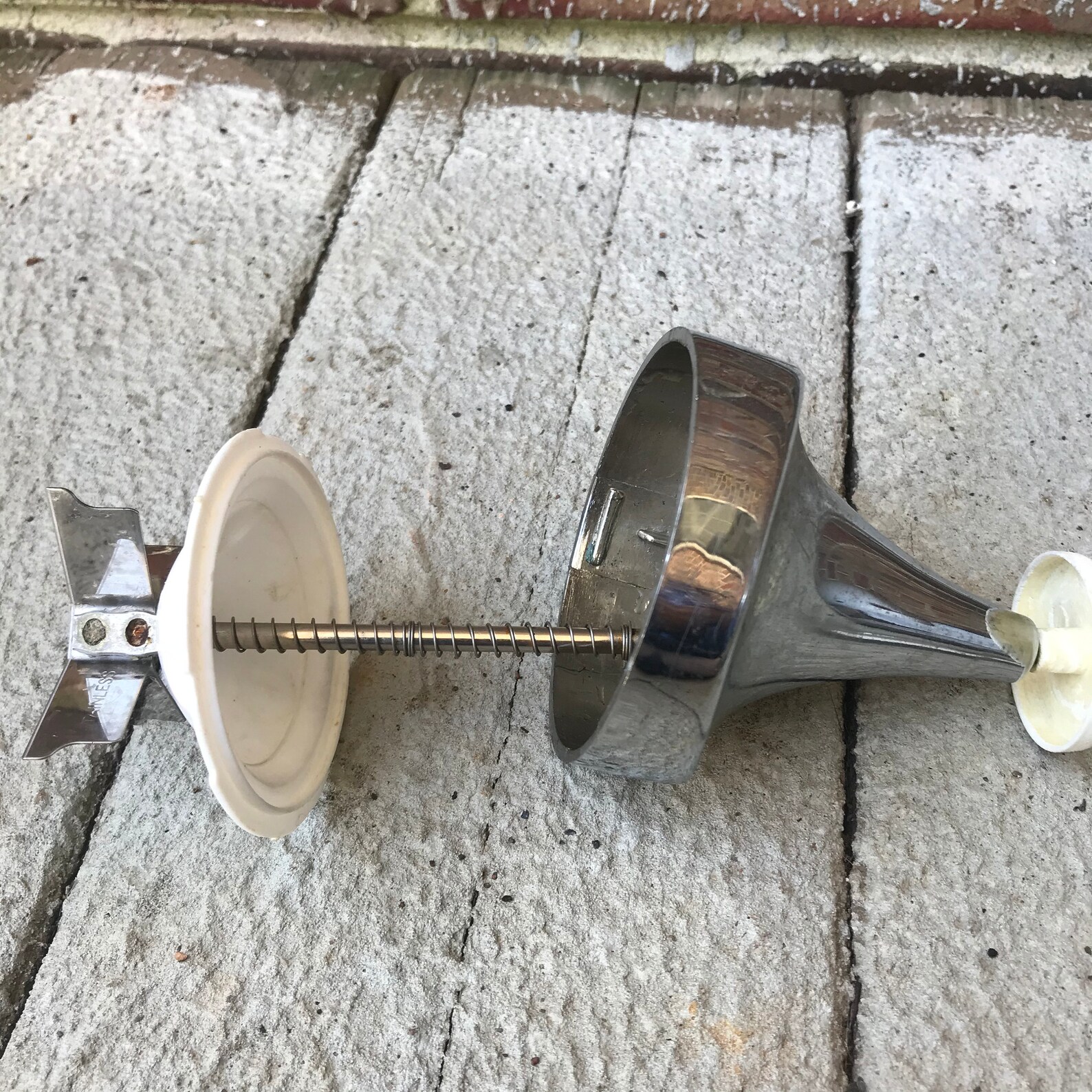 Vintage Food Chopper Glass Stainless Steel Portable Gemco USA - Etsy