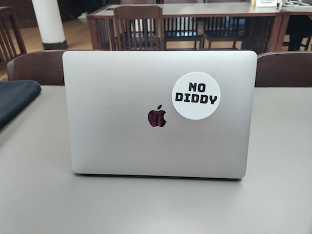 NO DIDDY 3 X 3 Circular Vinyl Stickers 4 in a Set - Etsy