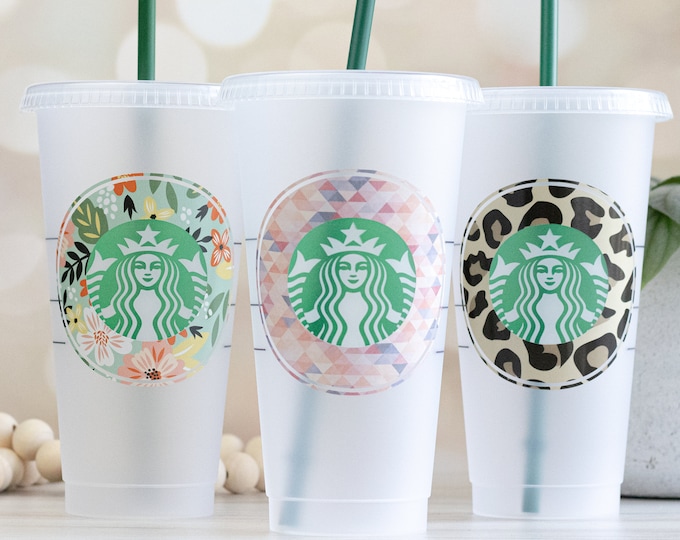 Personalized Cold Cup With Ring and Name | Starbucks Cold Cup With ...