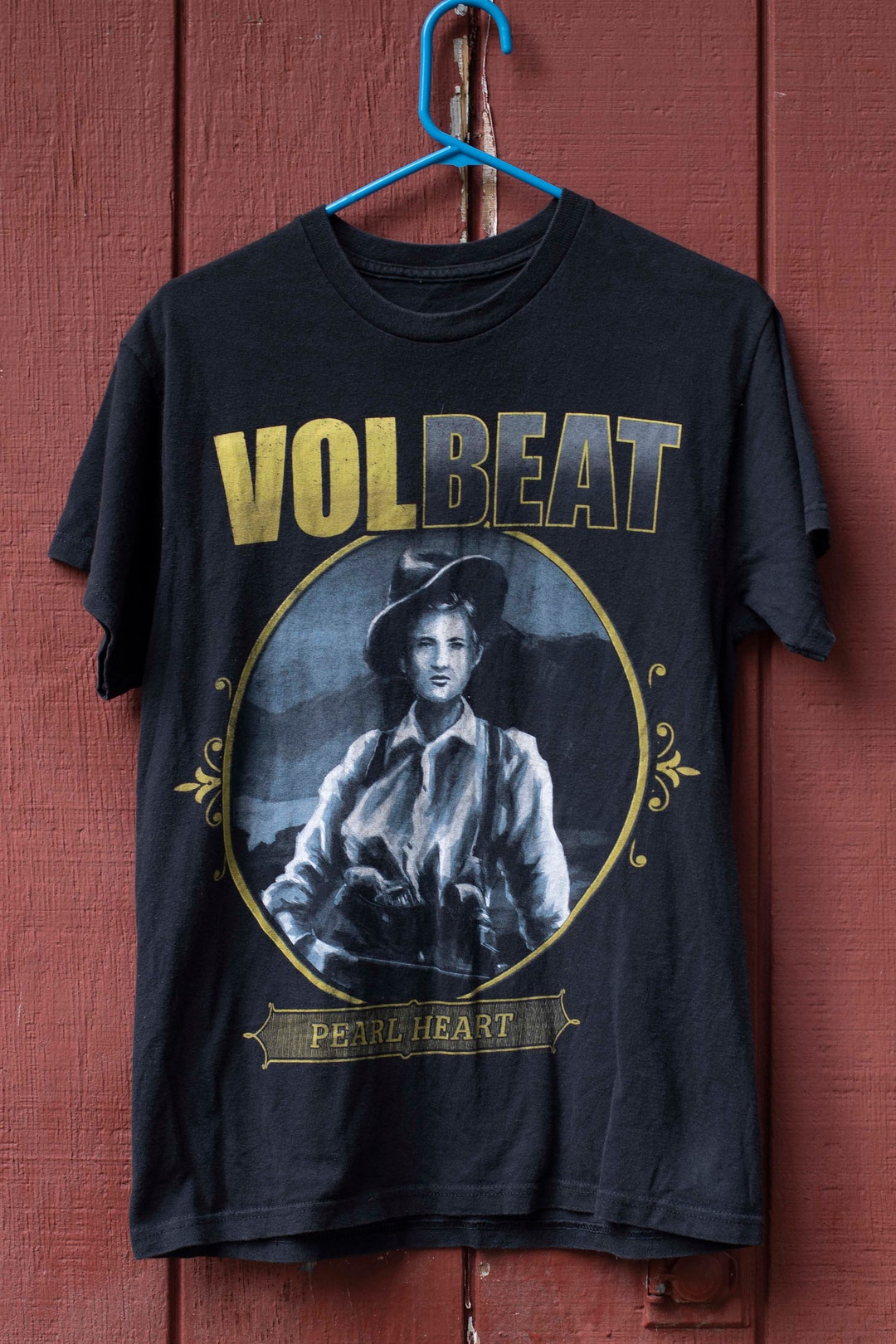 Authentic, Vintage, Volbeat Pearl Heart, Rock Band Tshirt, Size Large ...