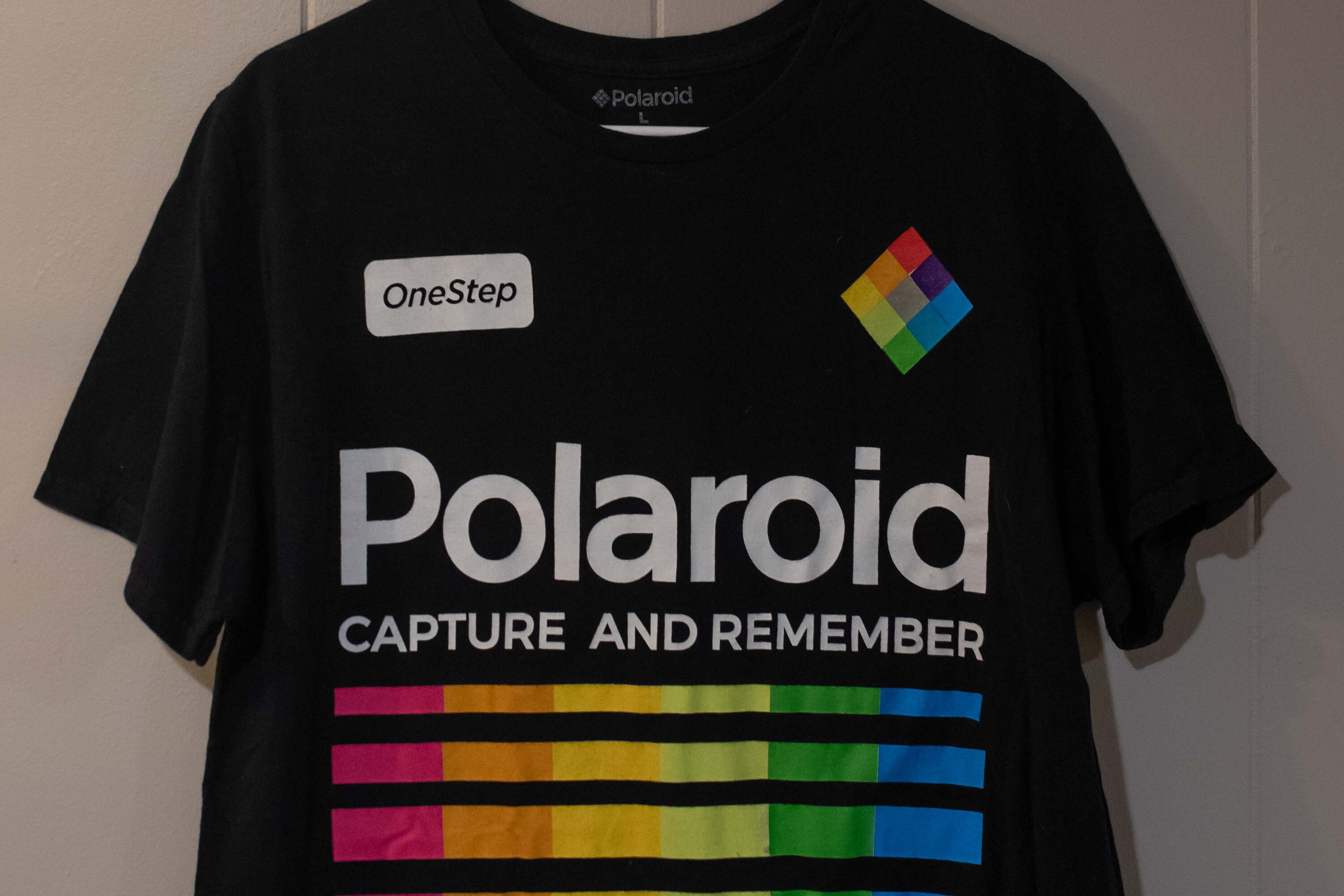 Polaroid, T-shirt, Retro Polaroid Camera Merch, Be Original Be Polaroid ...