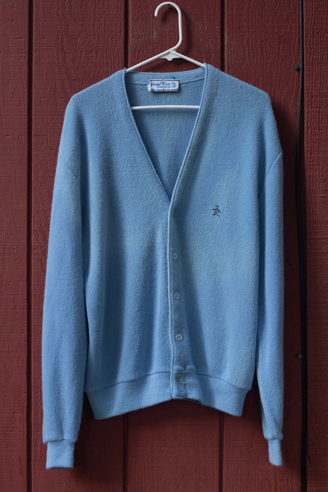 Vintage, Penguin, "grand Slam" Munsingwear, Cardigan, Sweater, Size ...