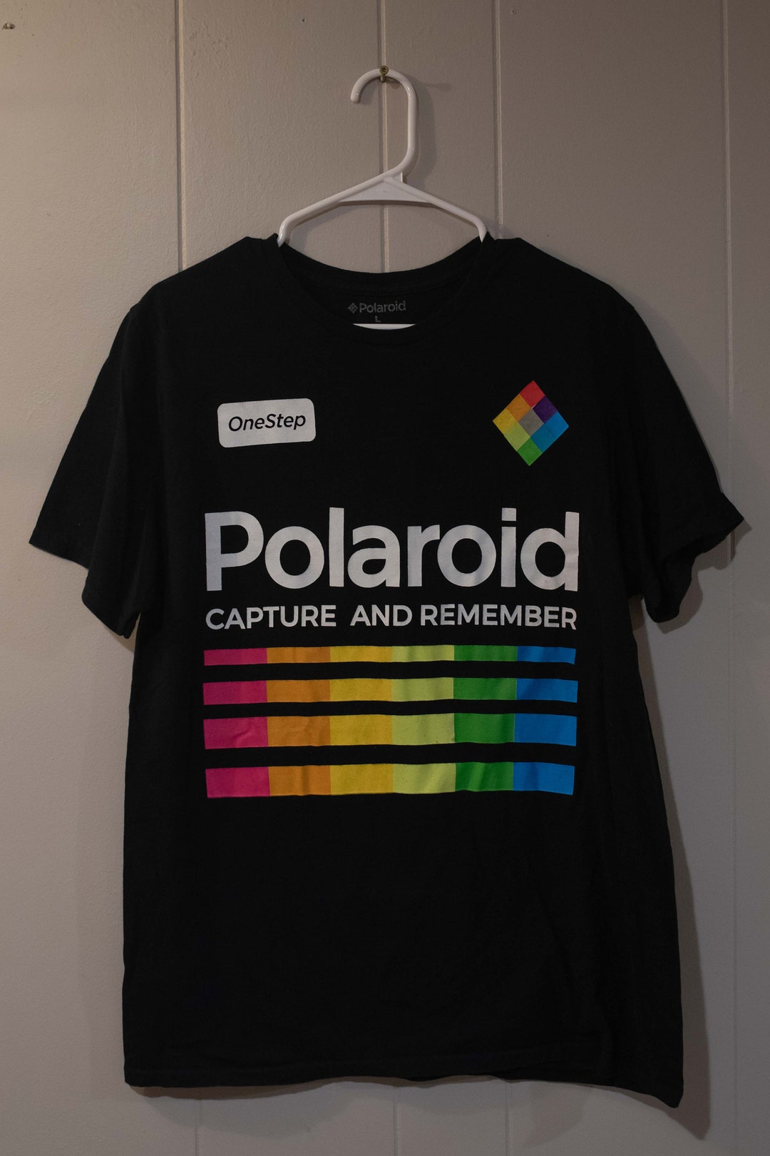 Polaroid, T-shirt, Retro Polaroid Camera Merch, Be Original Be Polaroid ...