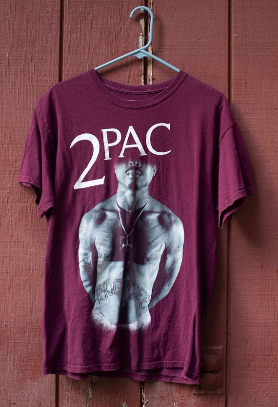 Vintage 90s, 2PAC, TUPAC T-Shirt, Hip Hop T-Shirt /2P… - Gem