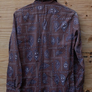 1970s Vintage, Western Paisley Print, New Wave, Fashion, Meets Western ...