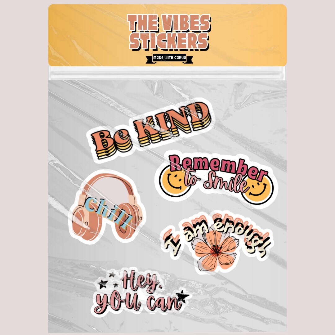 Quotes Stickers | Meaningful Quotes Stickers | Good Vibes Stickers ...