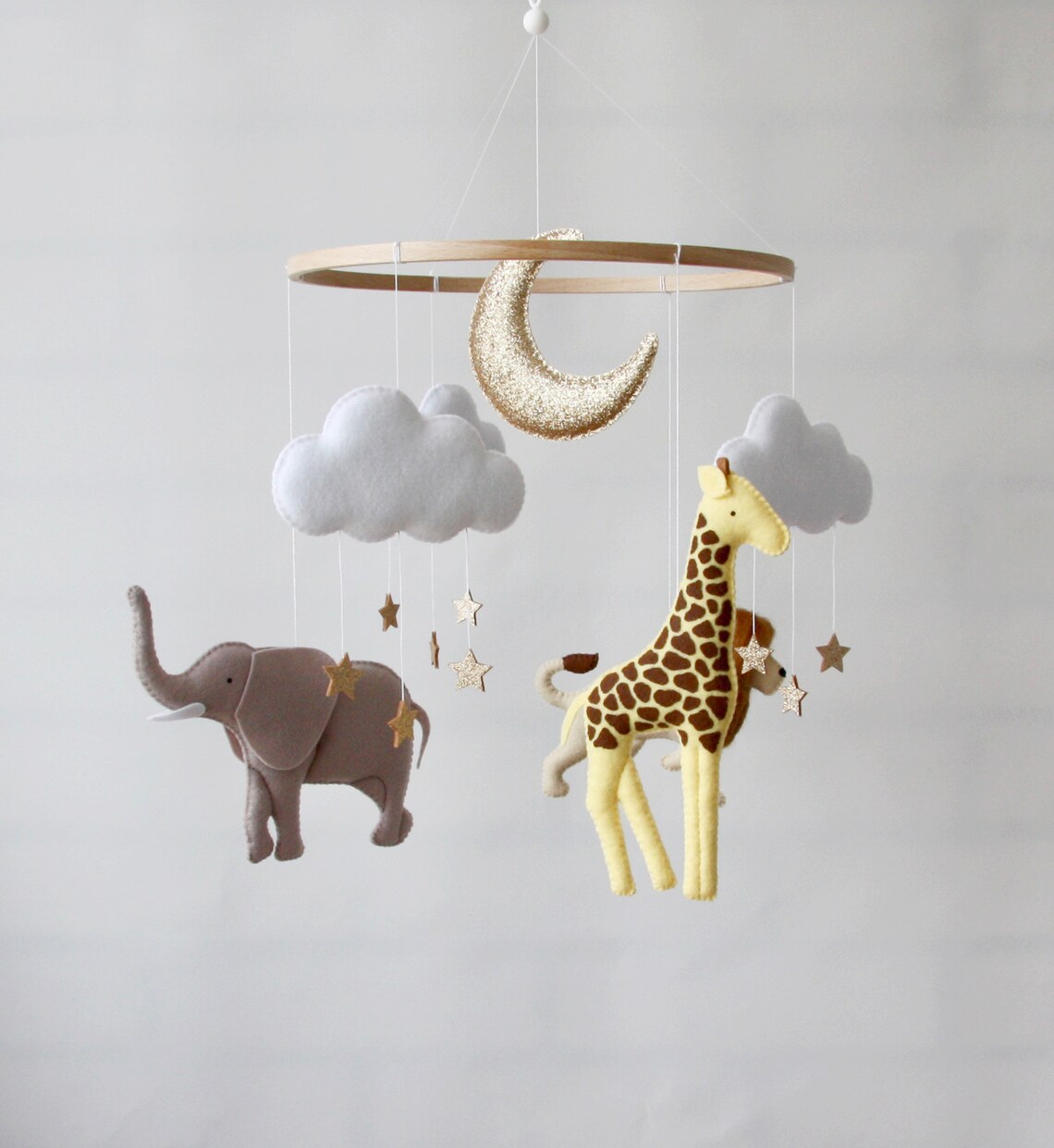 Safari Animal Mobile Nursery Jungle Theme Crib Mobile Baby - Etsy