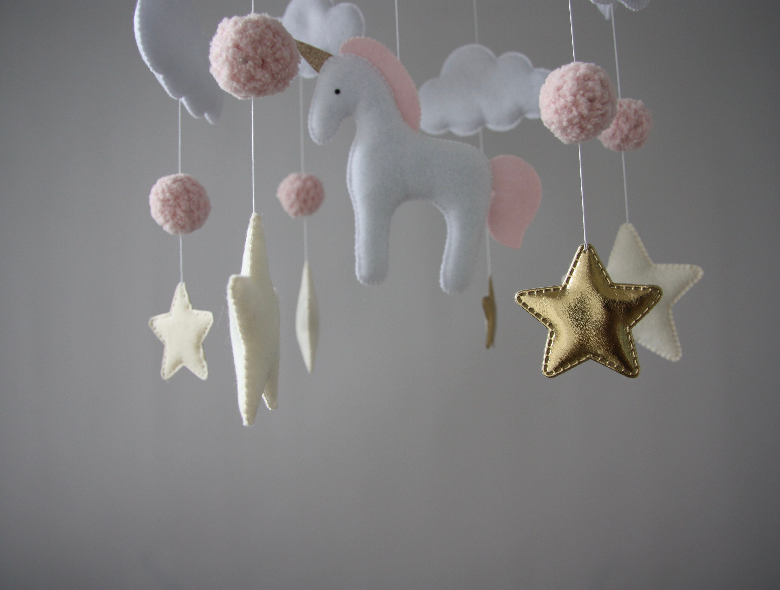 Baby Mobile Unicorn, Expecting Mom Gift, Unicorn Nursery Decor - Etsy