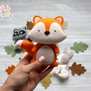 Woodland Animals Felt Ornaments Woodland Nursery Decor Forest - Etsy