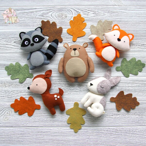 Felt Animals - Etsy