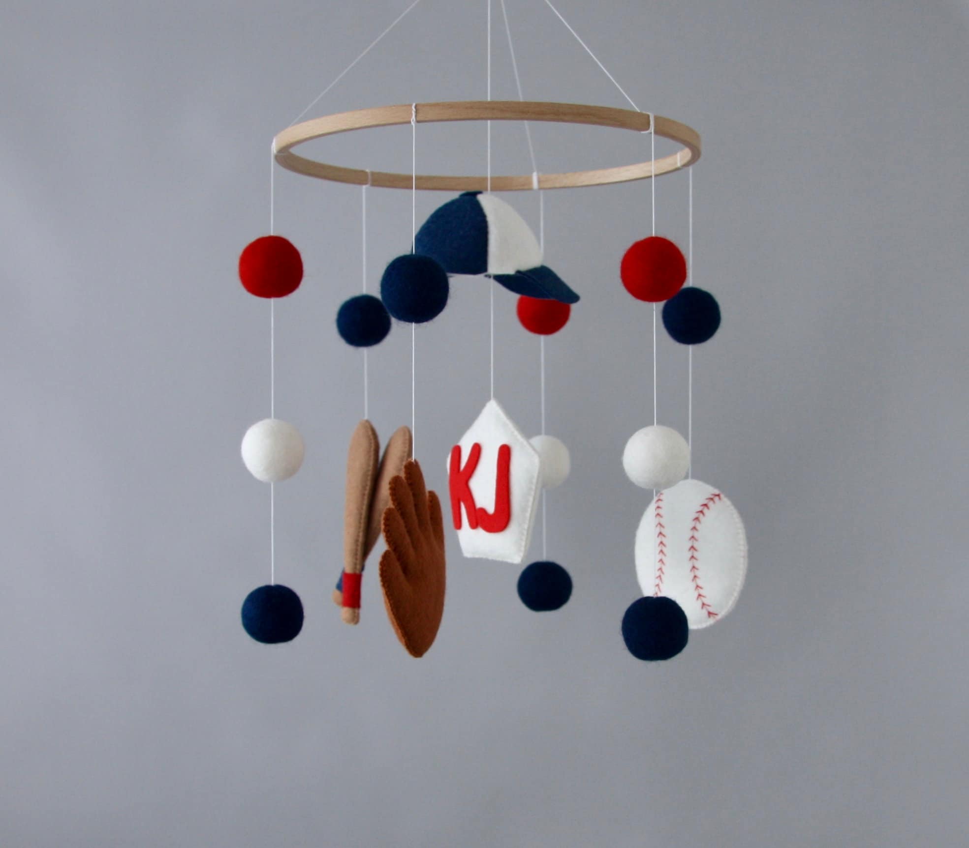 Baseball Mobile for Crib, Baseball Theme Mobile Nursery, Baby Crib ...