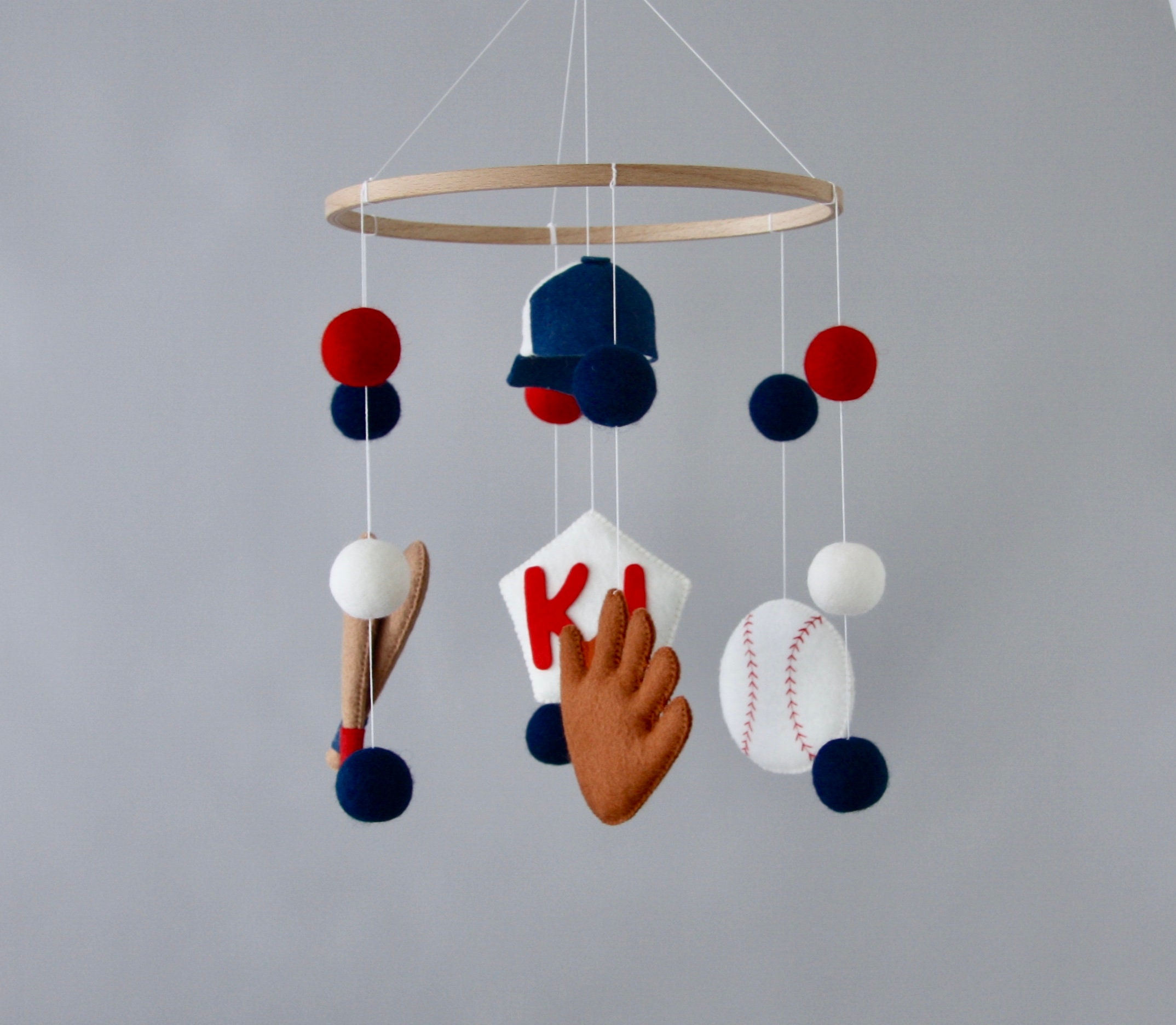 Baseball Mobile for Crib, Baseball Theme Mobile Nursery, Baby Crib ...