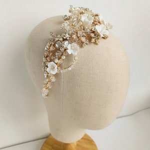 BLOSSOMS Stunning Ceramic Floral Crown Porcelain Flower - Etsy