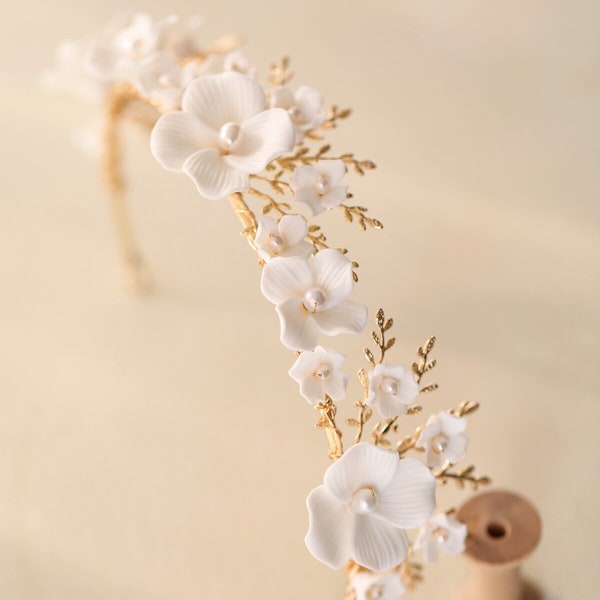 Porcelain Flower Crown - Etsy