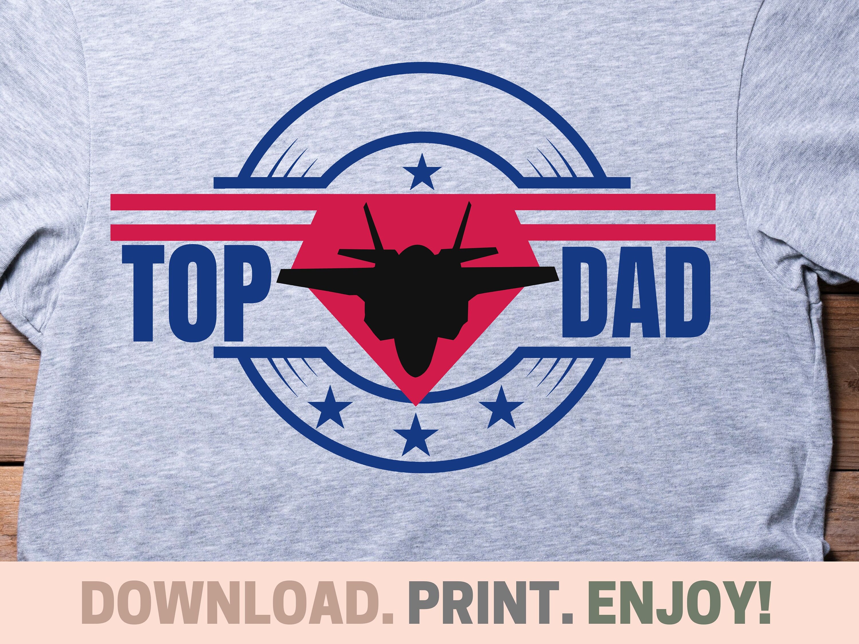 Top Dad SVG Png Top Dad T Shirt Father Svg Father's Day - Etsy