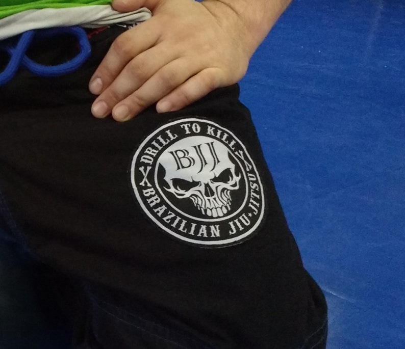 BJJ Gi Patches Skeleton Jiu Jitsu Patch Jiujitsu Patches Set - Etsy ...