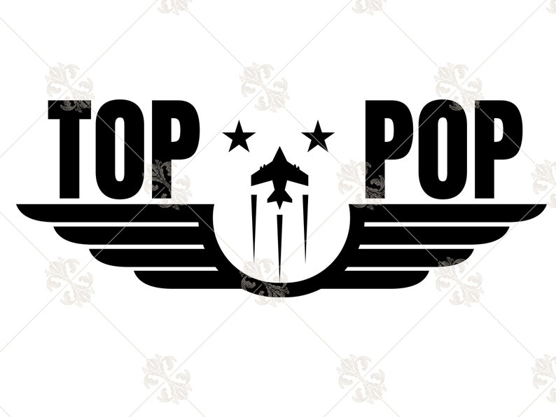 Top Pop SVG Shirt PNG, Día del padre para sublimación de papá, Top Dad ...