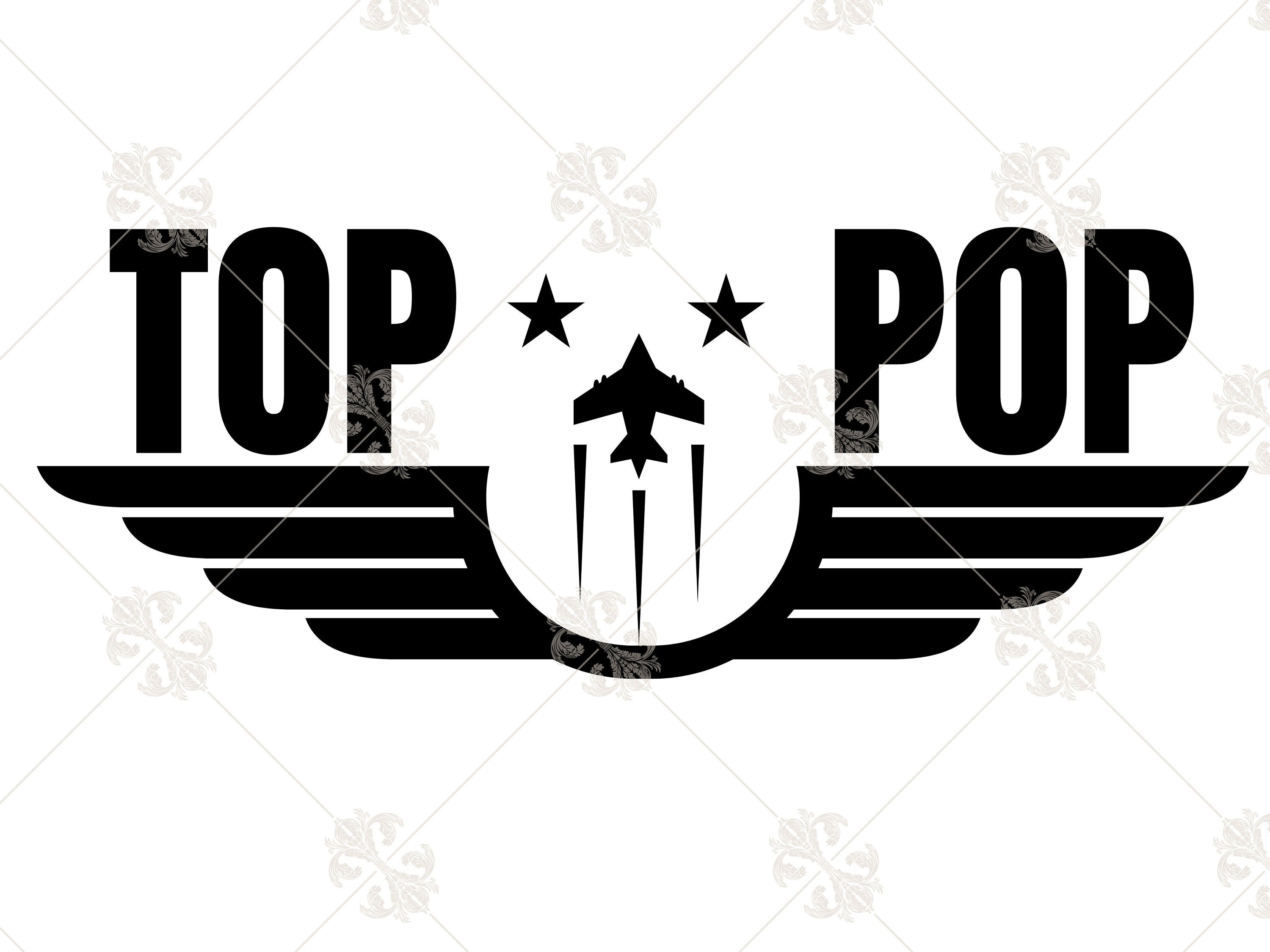 Top Pop SVG Shirt PNG, Father's Day for Dad Sublimation, Top Dad Png ...