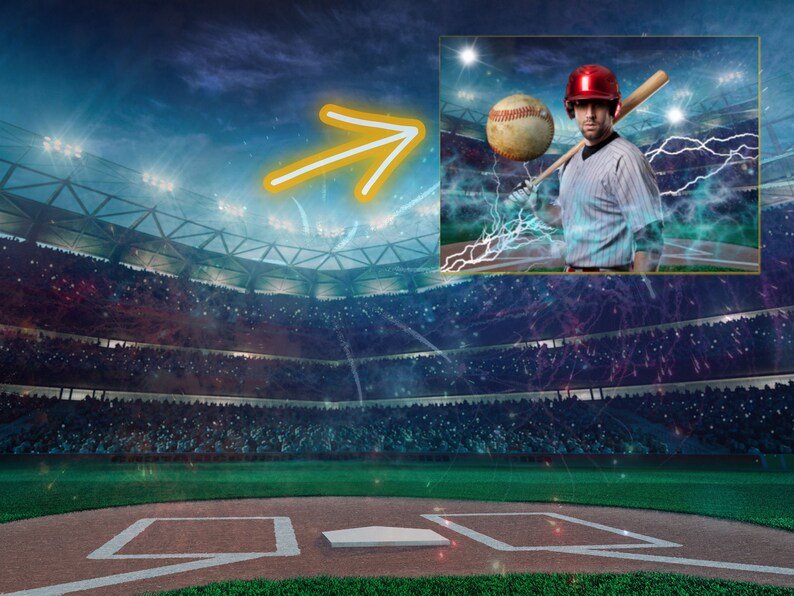 Friday Night Light Overlays, Stadium Light Backdrop Overlays, Sports ...