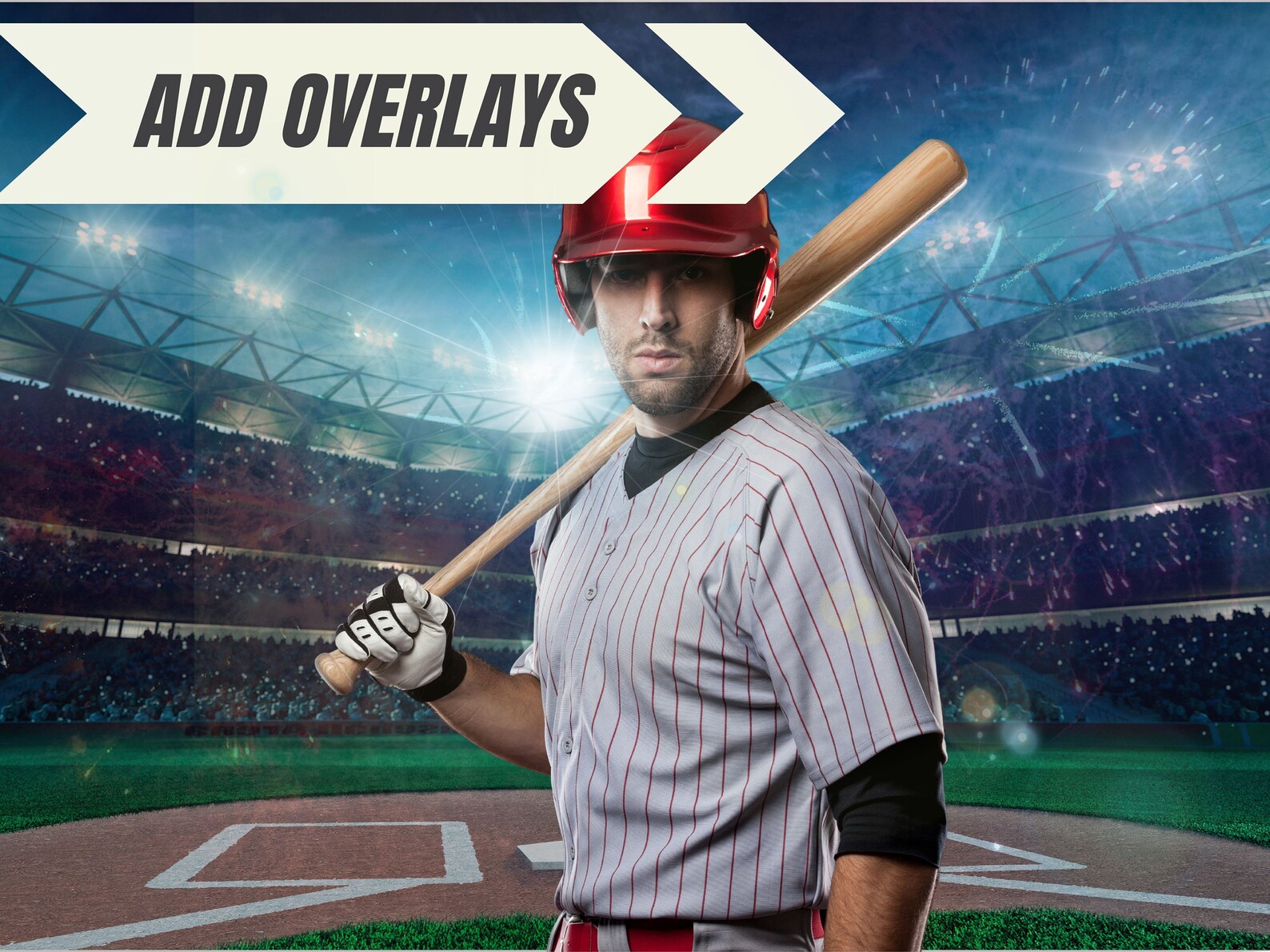 Friday Night Light Overlays, Stadium Light Backdrop Overlays, Sports ...