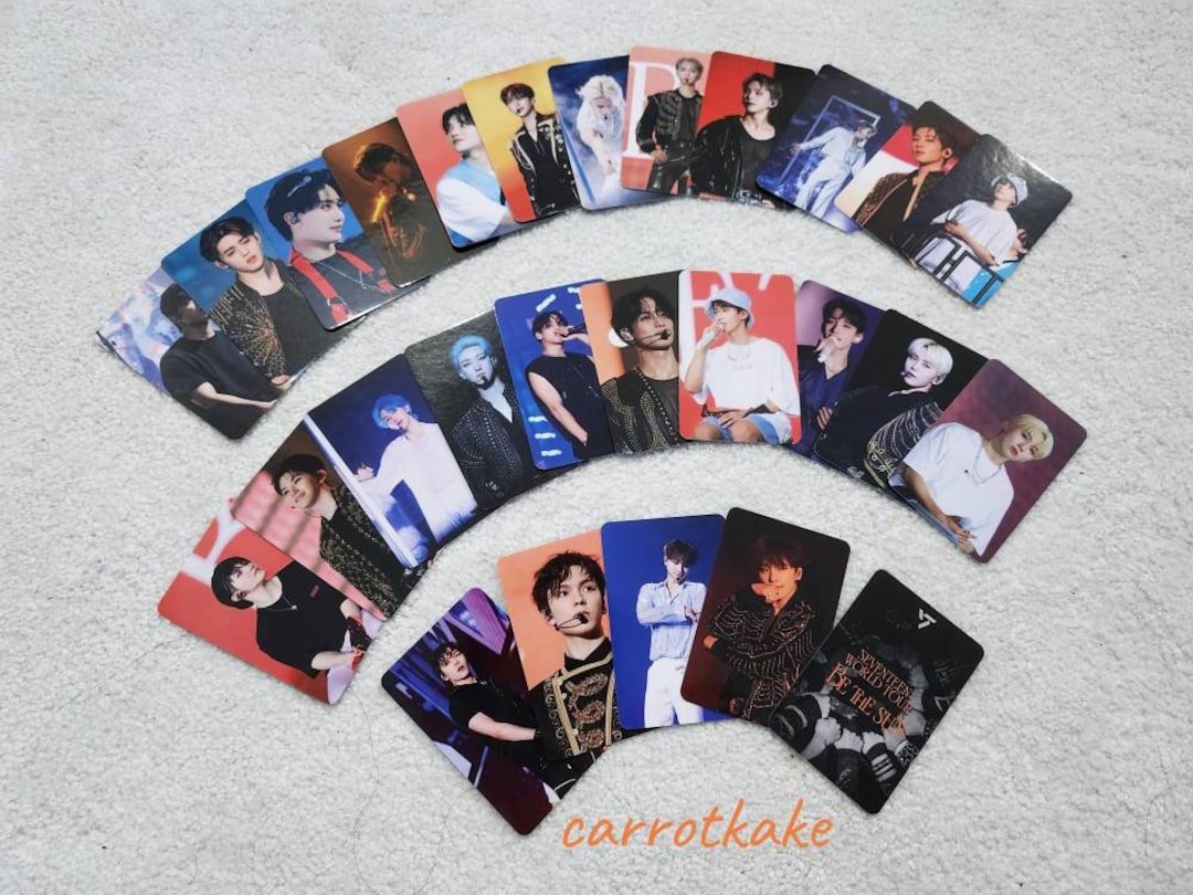 SEVENTEEN Kpop Photocards 2pc Be the Sun, High Quality Double-sided ...