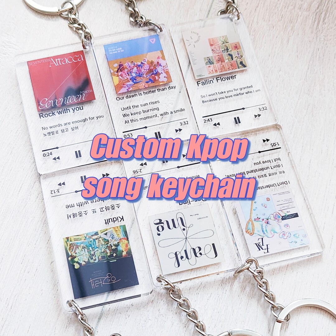 New Custom Song Keychains Personalized Spotify Keychain - Etsy
